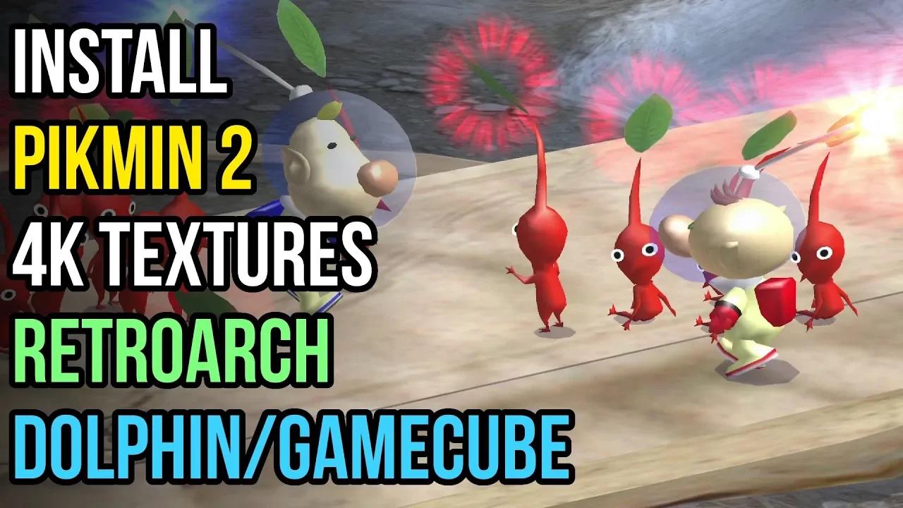 How to Install Pikmin 2 4K Textures in RetroArch Dolphin