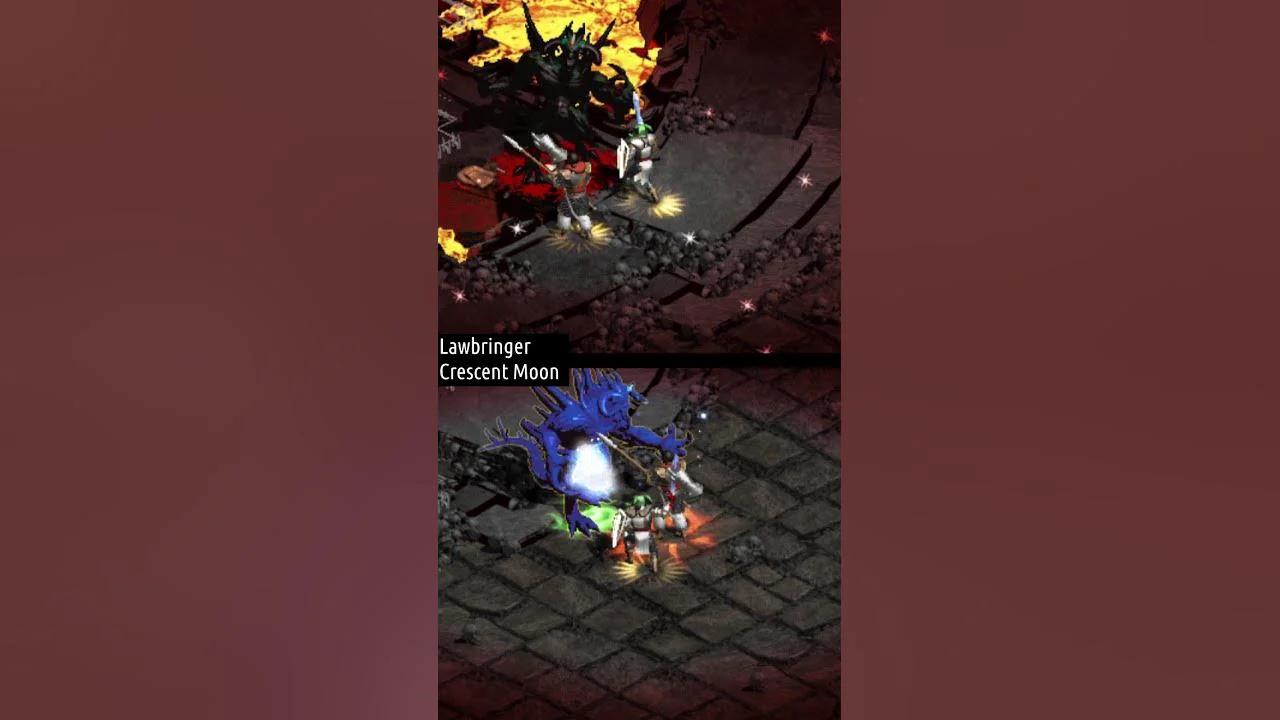 Diablo 2 - Crescent Moon vs Lawbringer - Zealot Paladin #shorts #d2versus