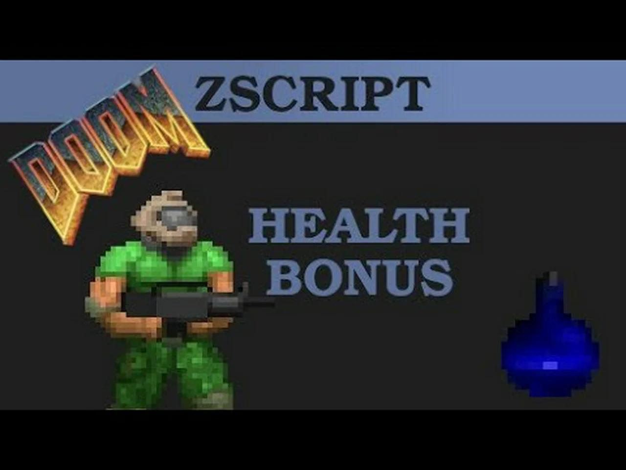01 Doom Zscript Health Bonus
