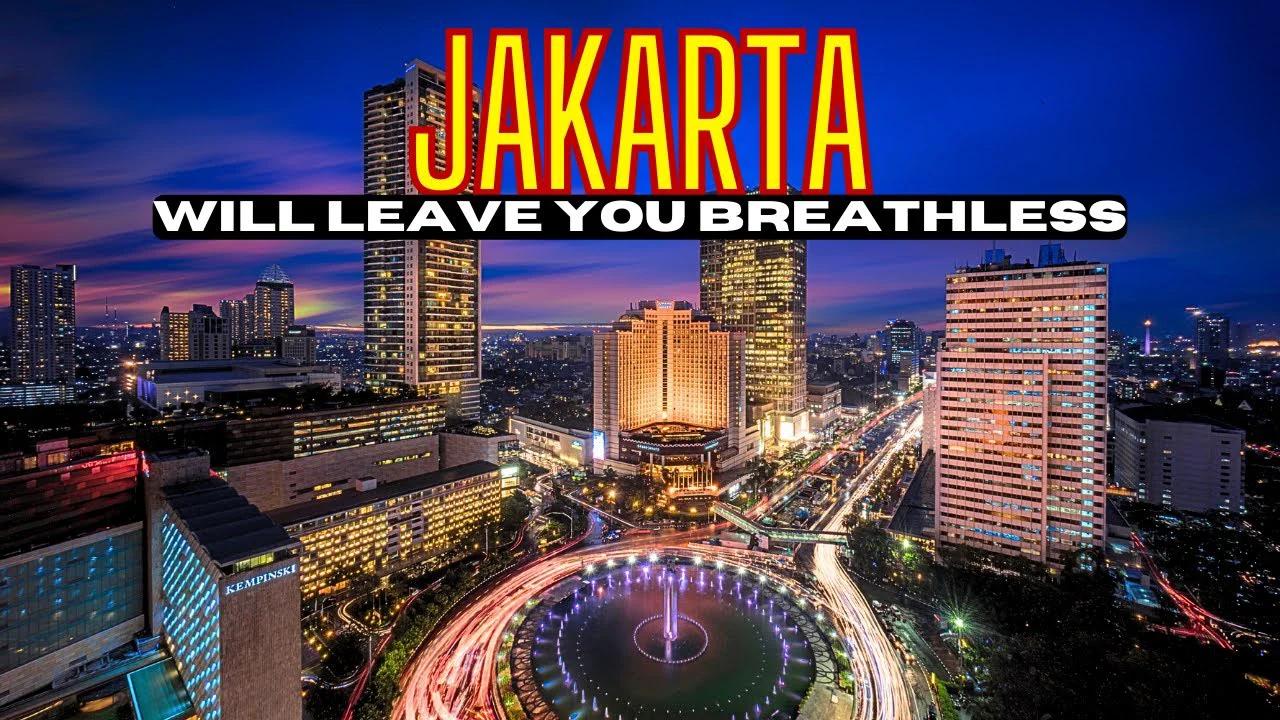 Stunning Aerial View of Jakarta | Drone Flight Over Indonesia's ...