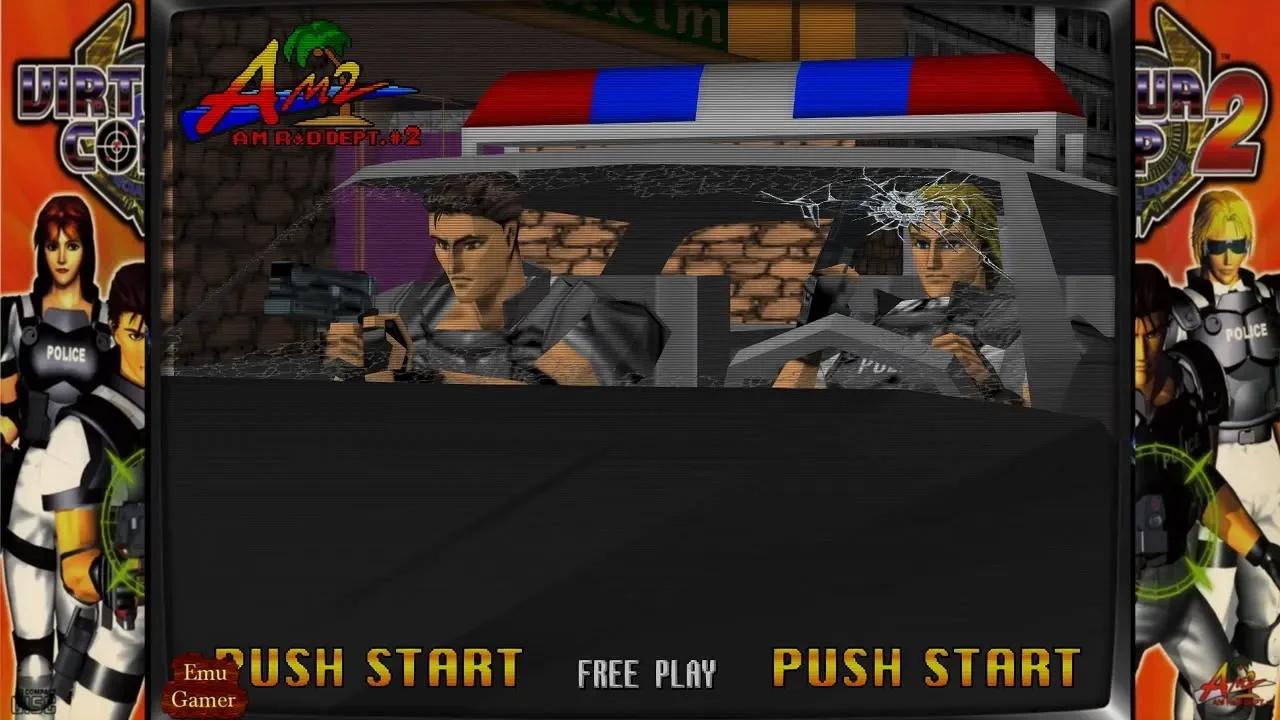 Virtua Cop 2 1995 (Sega Model 2) - Full playthrough (M2 Emulator ...