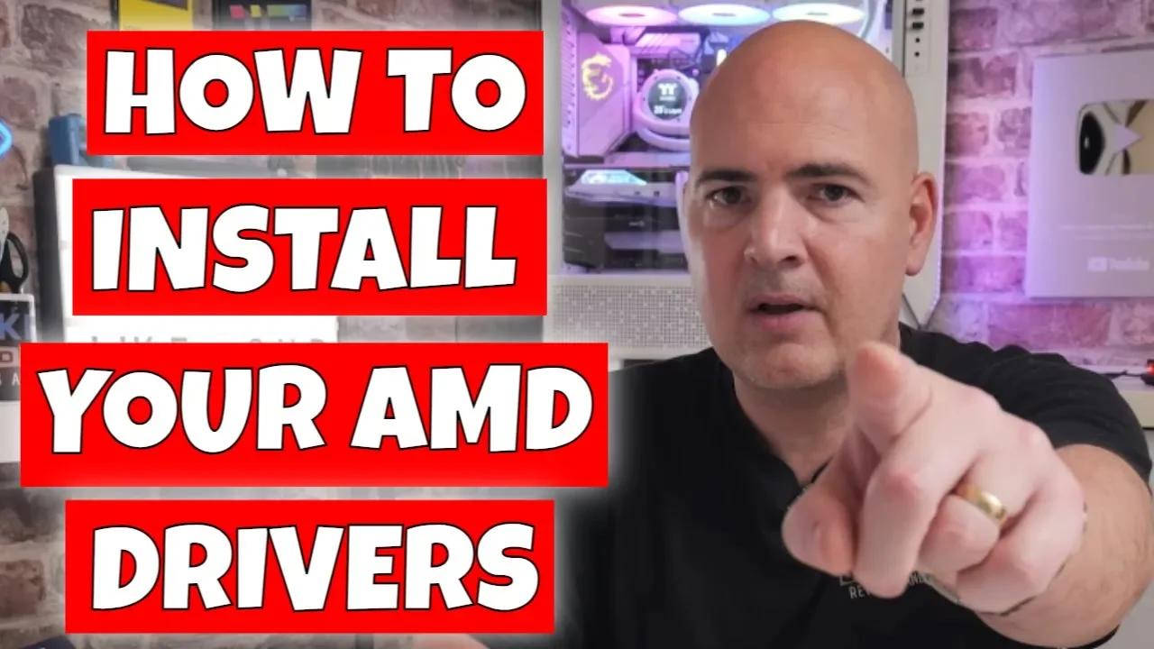 How To Install NEW AMD CPU & Motherboard Chipset Drivers
