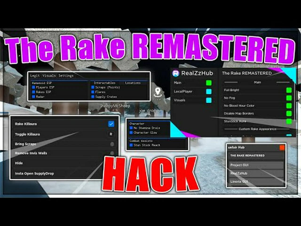 *BEST* THE RAKE REMASTERED SCRIPT HACK | *PASTEBIN* | OP GUIS 2022