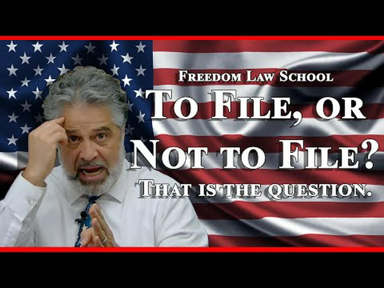 Which is safer: FILING or NOT filing IRS 1040 federal income tax forms?