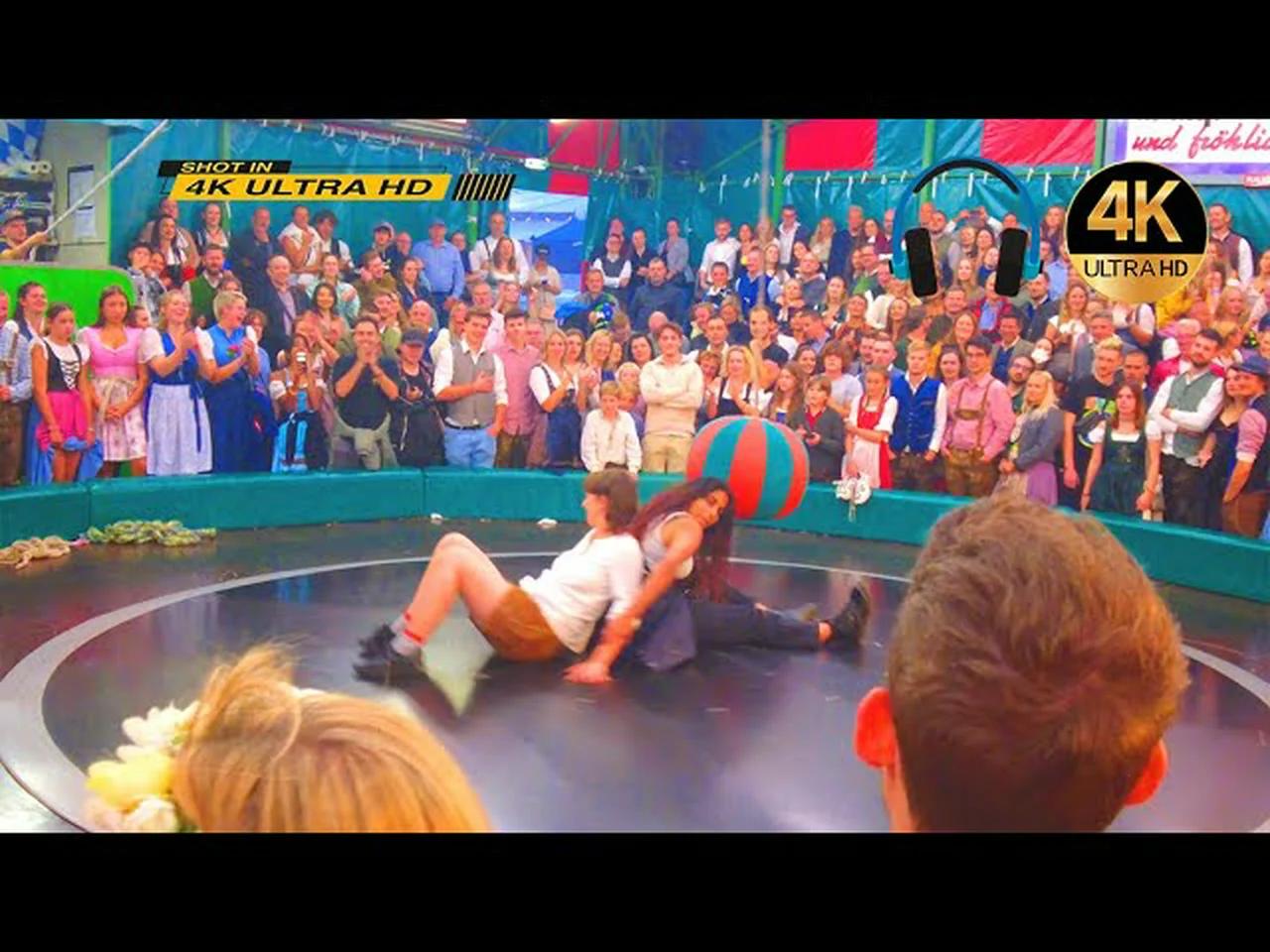 Return of the Devil's Wheel Queen at Teufelsrad Oktoberfest Munich 2023 ...