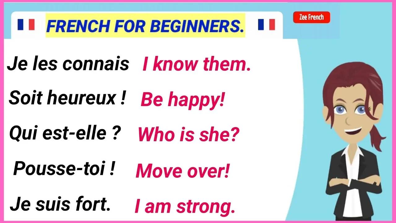 Simple French Phrases for Beginners – Learn in a Flash! 🇨🇵 ️ Part (3)