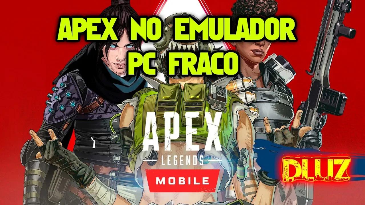 Como jogar apex legends mobile no pc fraco com emulador gameloop!