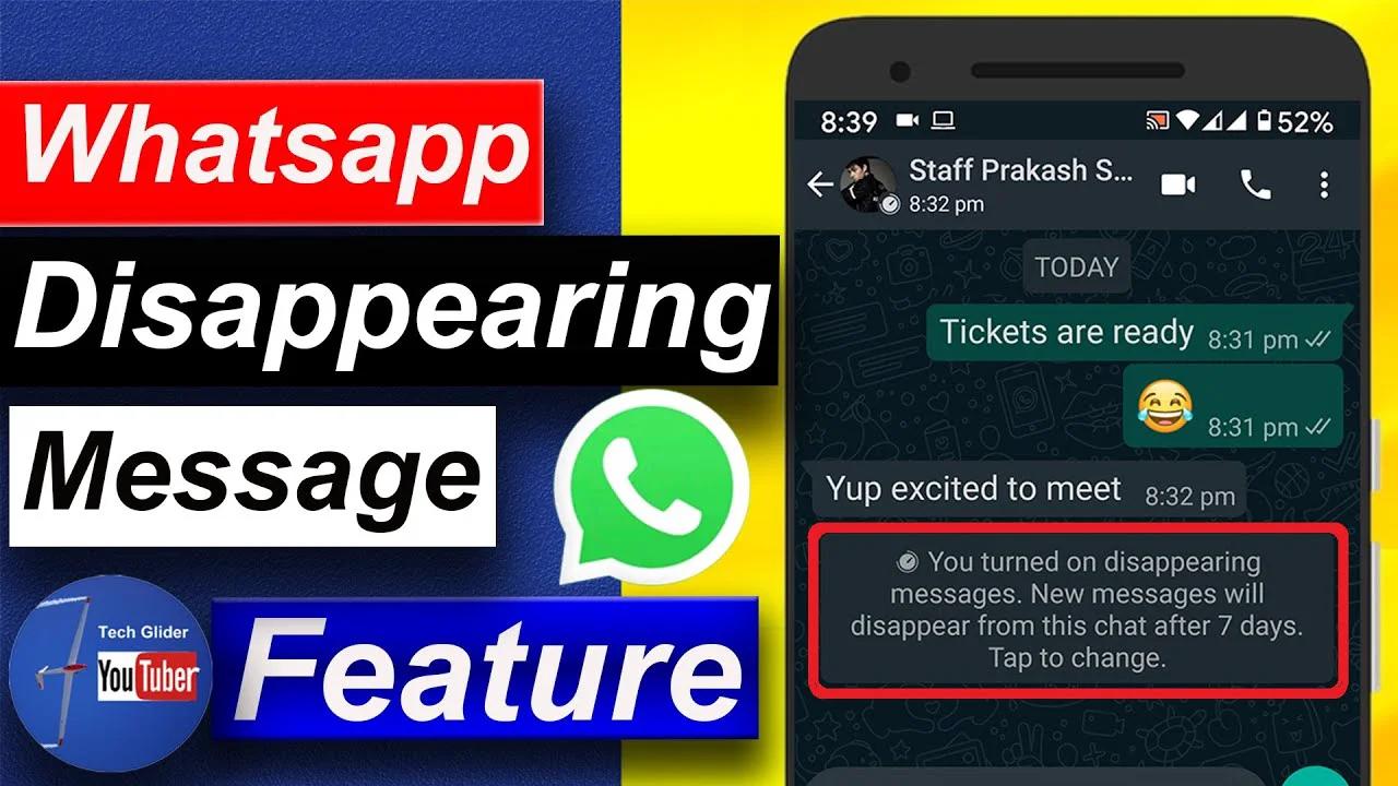 How to make WhatsApp messages disappear | WhatsApp disappearing ...