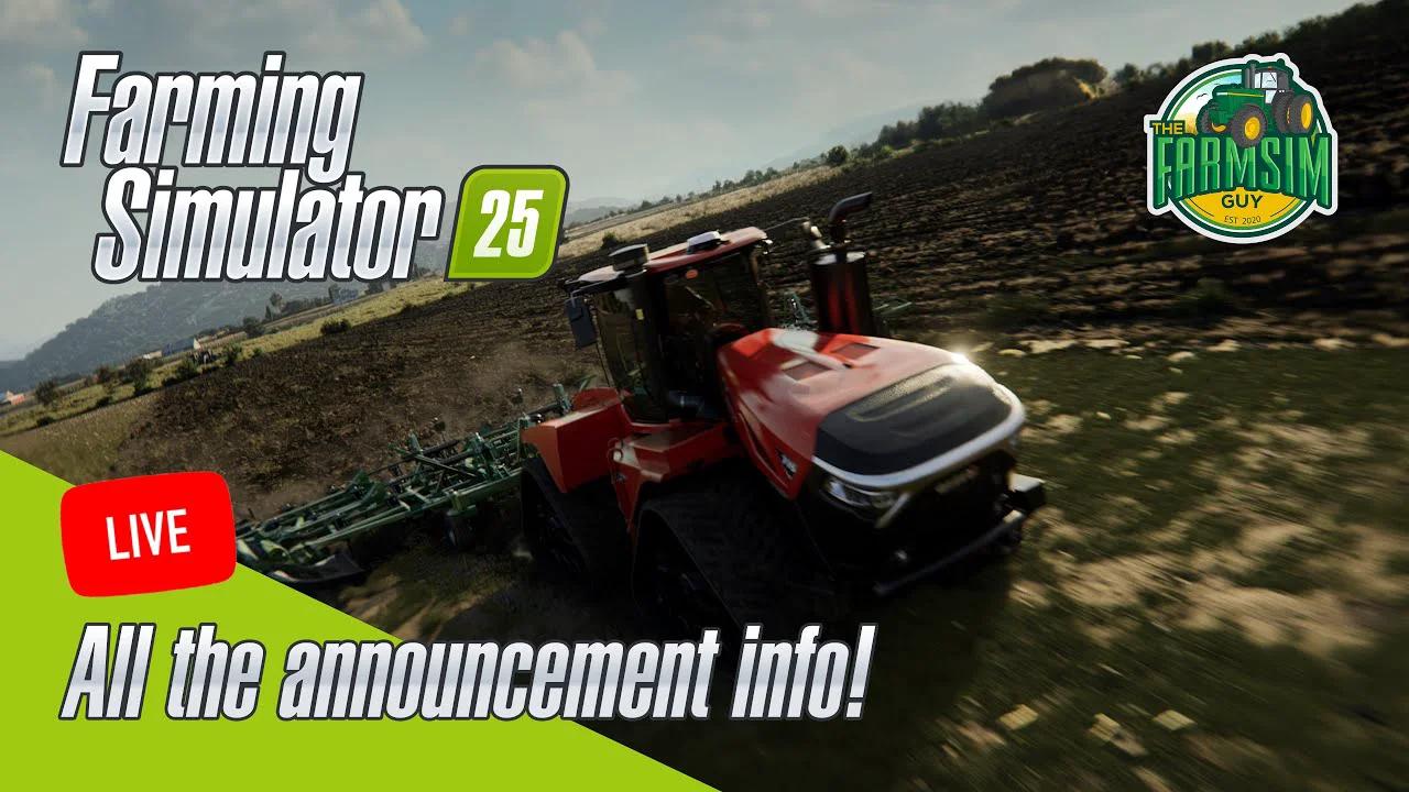 🔴 LIVE - Let's Chat - Farming Simulator 25 Announced!