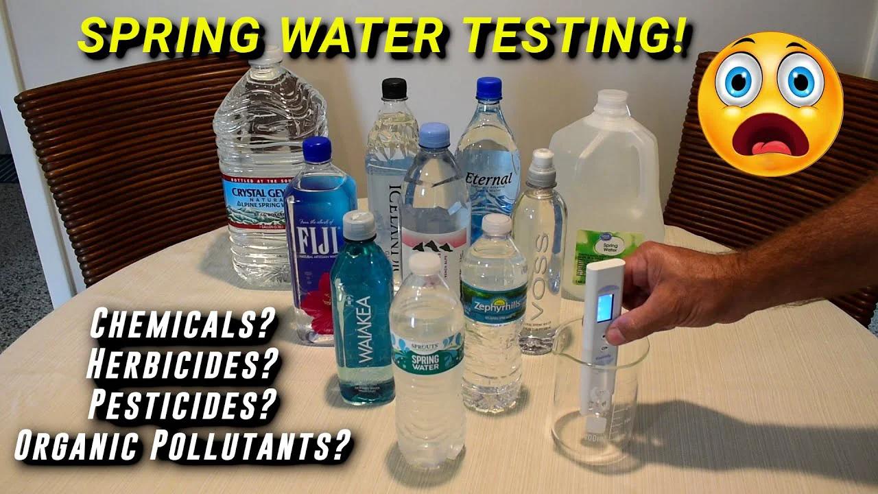 Testing 10 Popular SPRING WATER Brands For Chemicals & Pollutants