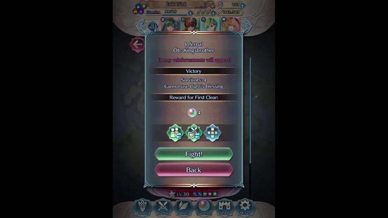 ErikH526 - Fire Emblem Heroes - Mythic Hero Ótr Battle Infernal - 09-30 ...