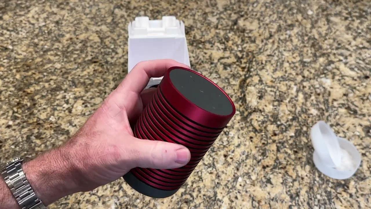 Bang & Olufsen Ferrari Red BeoPlay EX Earbuds and Beosound EX Speaker