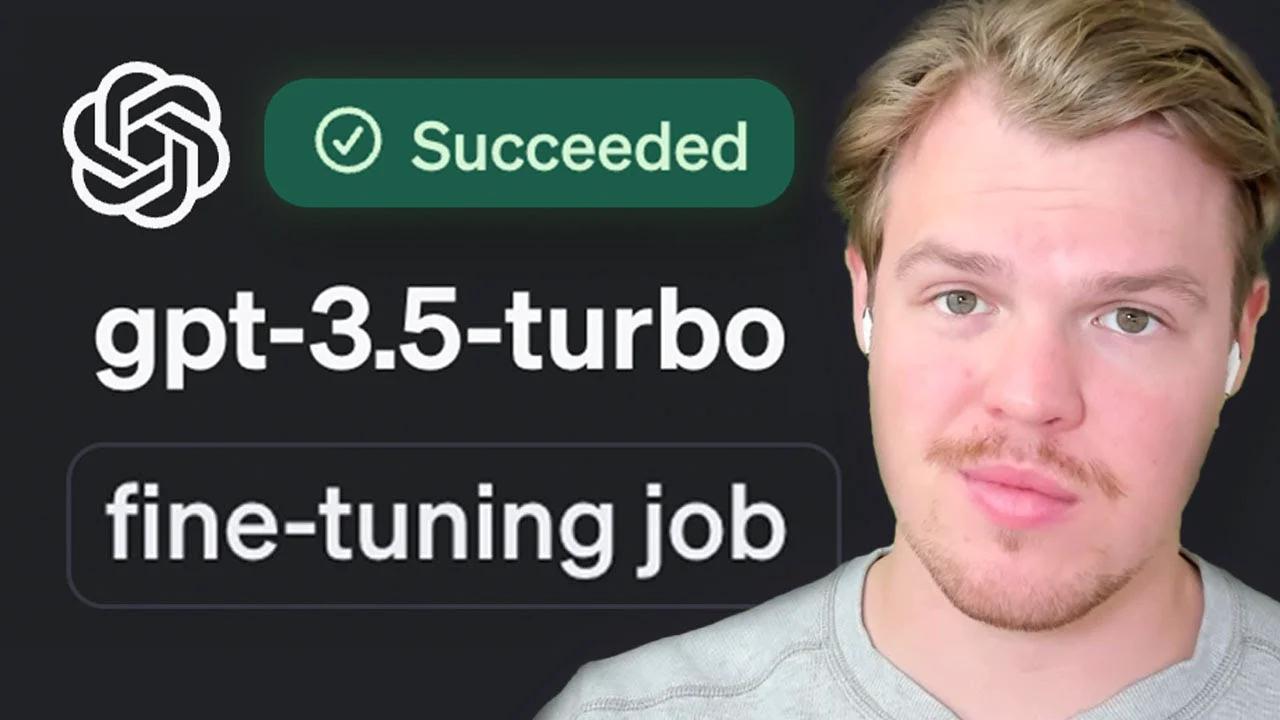 Fine Tuning Chatgpt With Openai Tutorial Customize A Model For Your Application In 12 Minutes