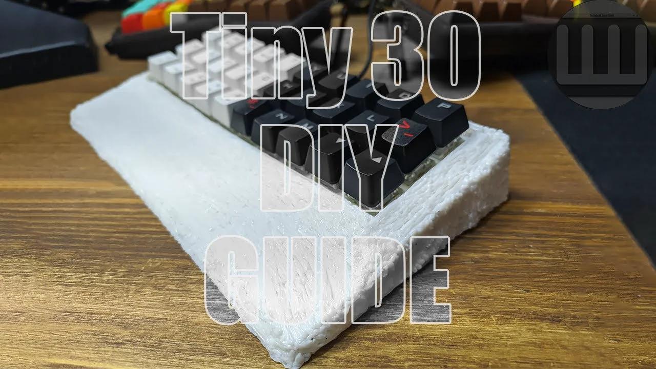 How I made a tiny 30% keyboard with only a 3d pen | 30 key keyboard DIY ...