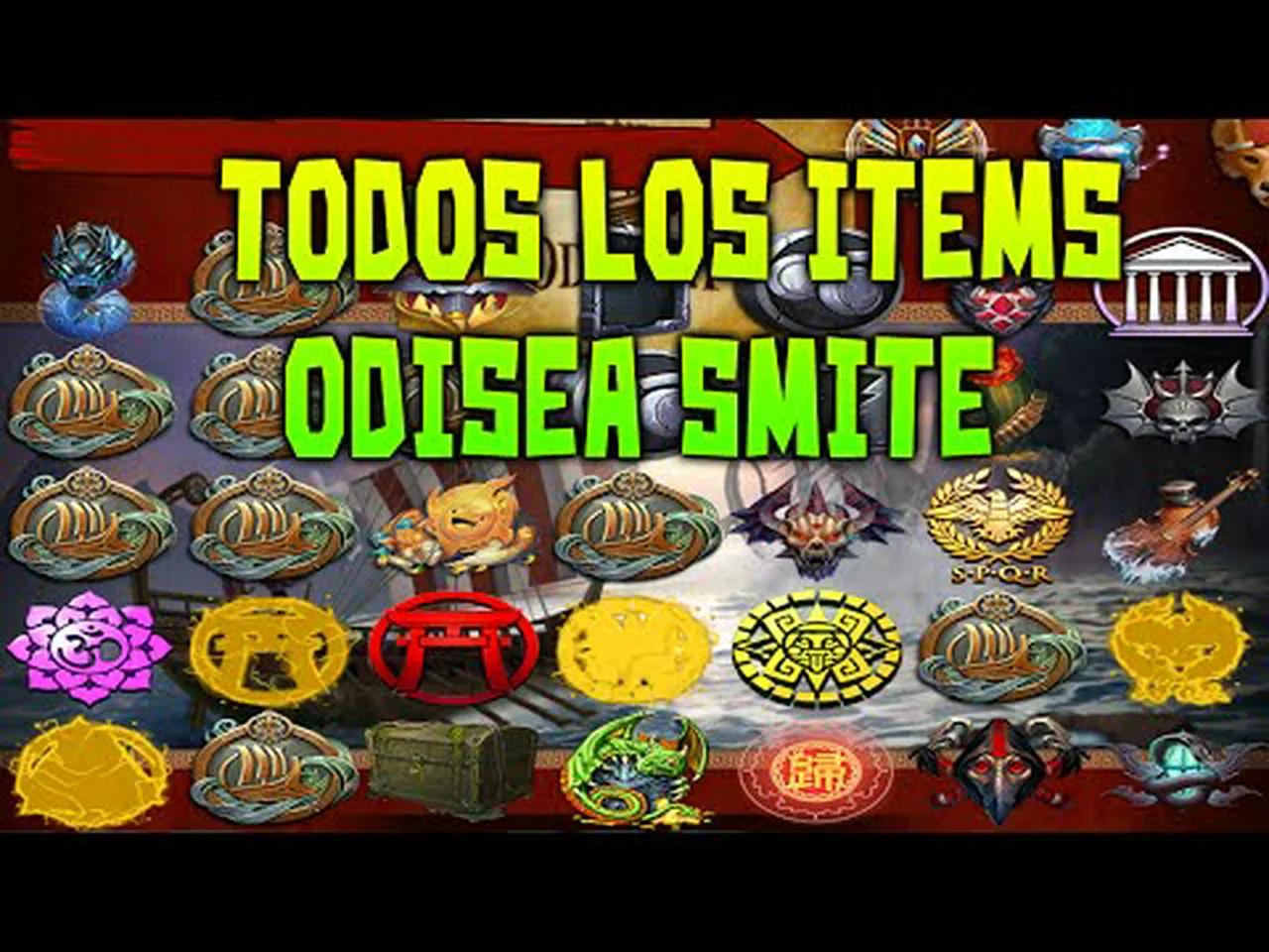 Todos Los Items de la Odisea de Smite 2017! Smite Datamining