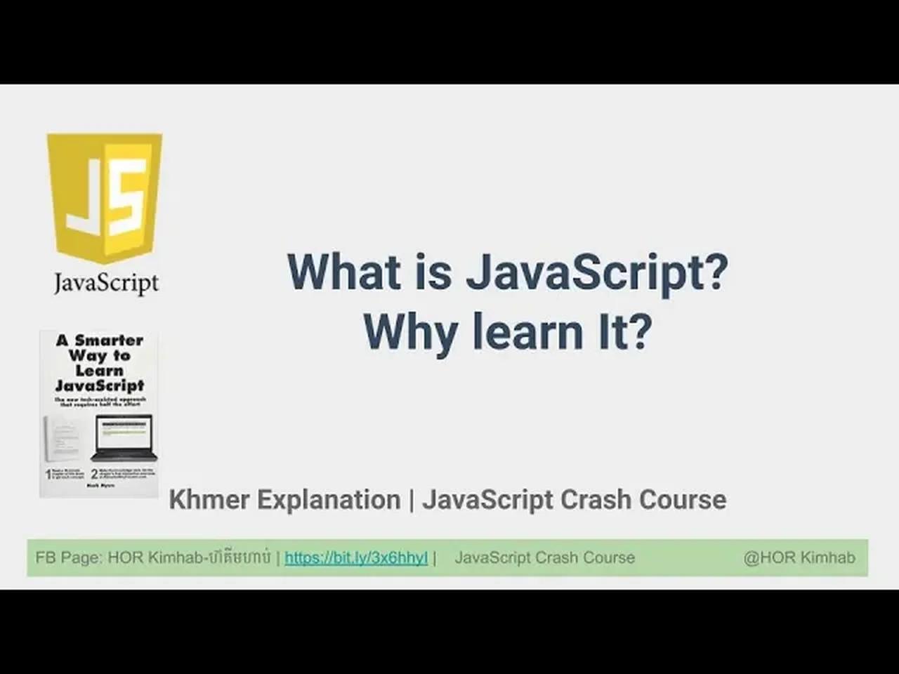 1 What Is Javascript And Why Javascript Khmer Hkimhab Javascript