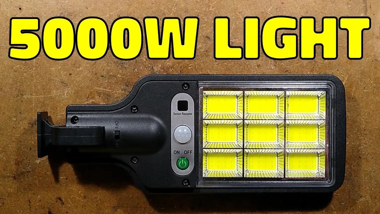 5000w solar LED street light