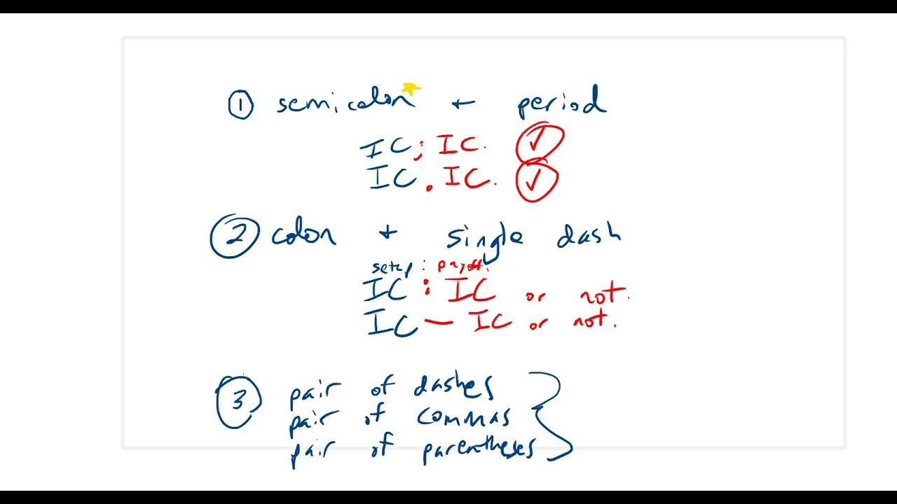 Digital SAT: A Brief Overview of Punctuation Rules