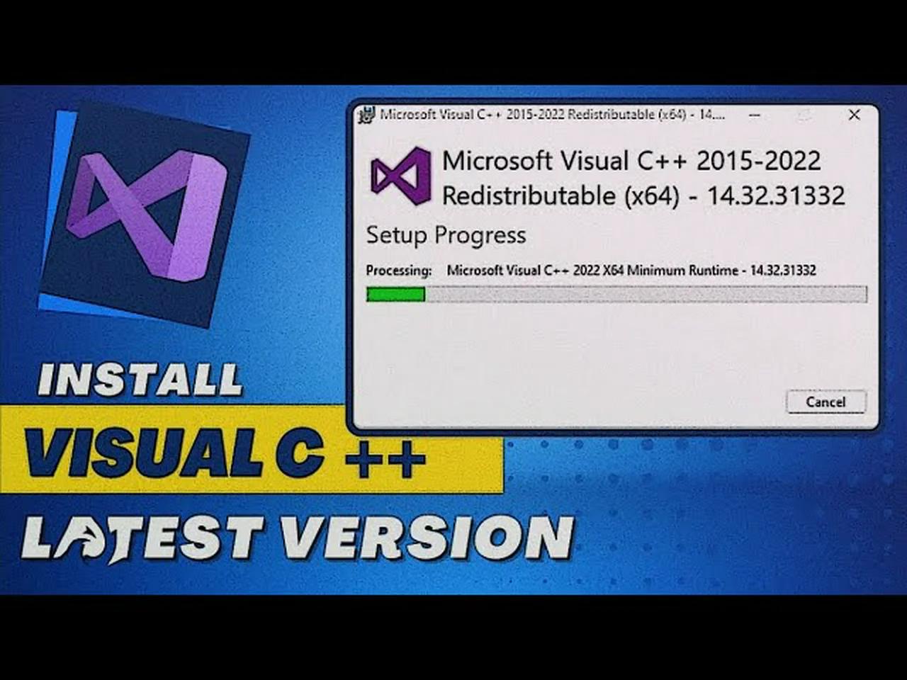 How to Download & Install Microsoft Visual C++ Redistributable Package 2015-2022, Windows 10/11