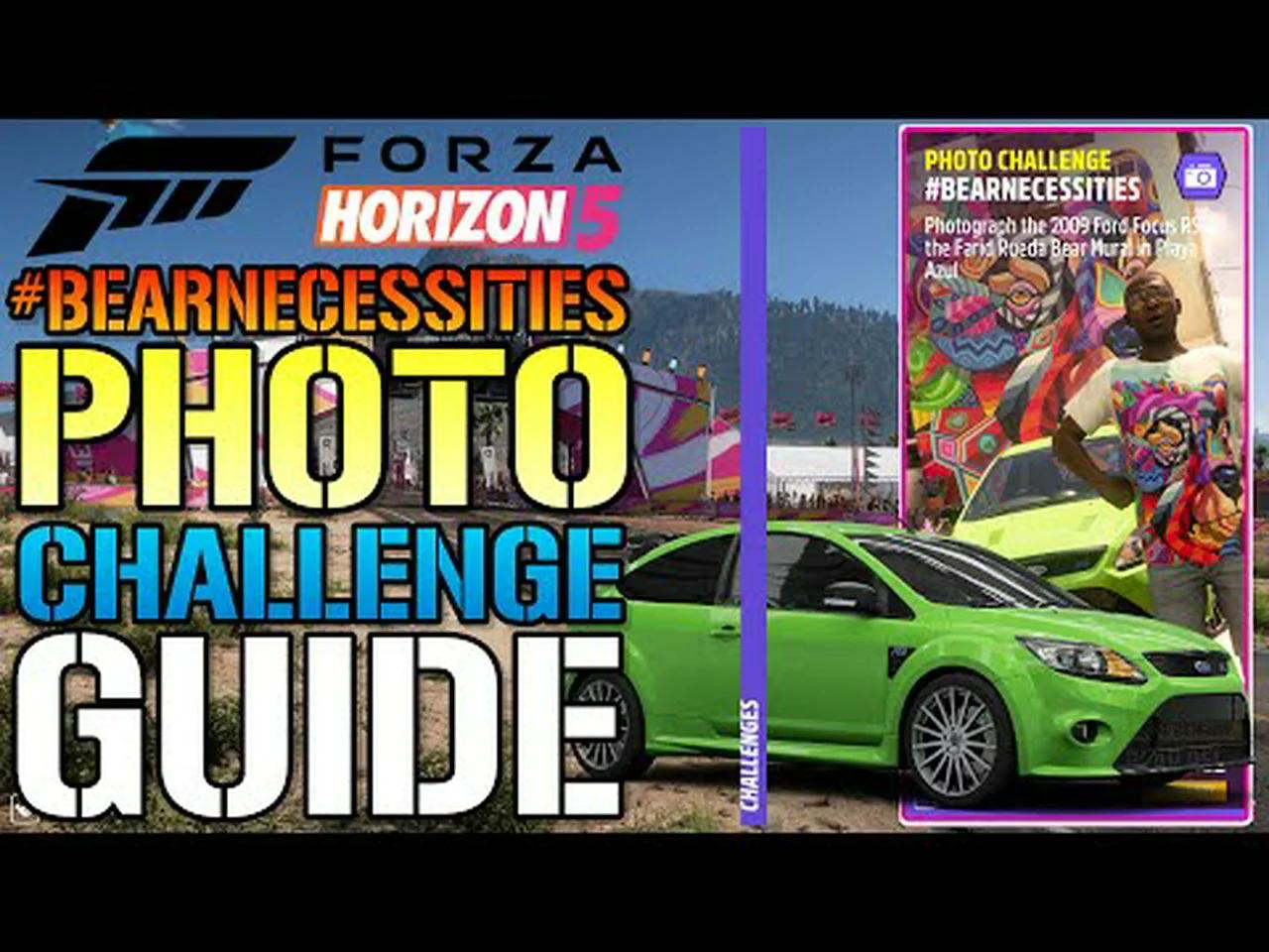 Forza horizon 5: Photo Challenge "BEARNECESSITIES" Guide & Farid Rueda ...