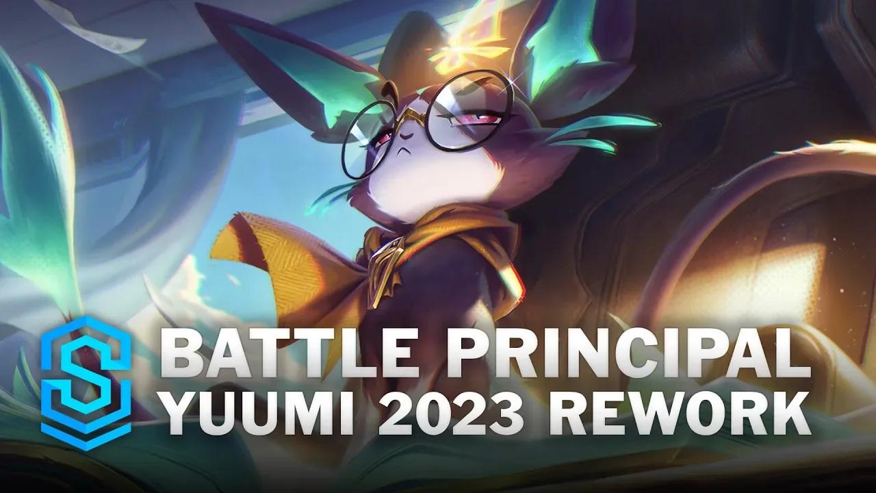 Battle Principal Yuumi (2023 Rework) Skin Spotlight - League of Legends