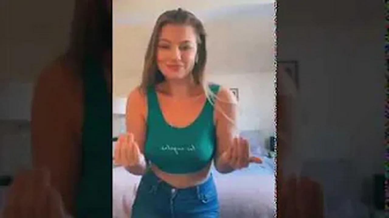 TIKTOK NO BRA BOUNCING CHALLENGE COMPILATION 1 