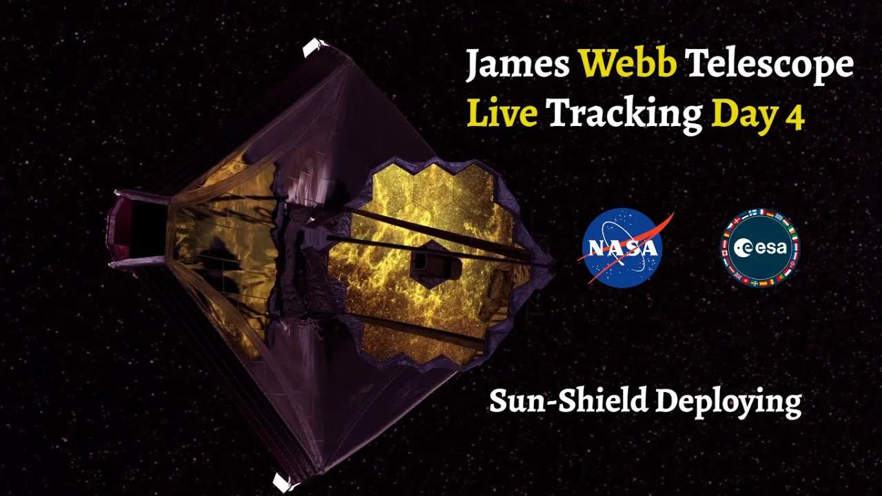 Day 4 Live Tracking James Webb Space Telescope / Where is James Webb? #NASA