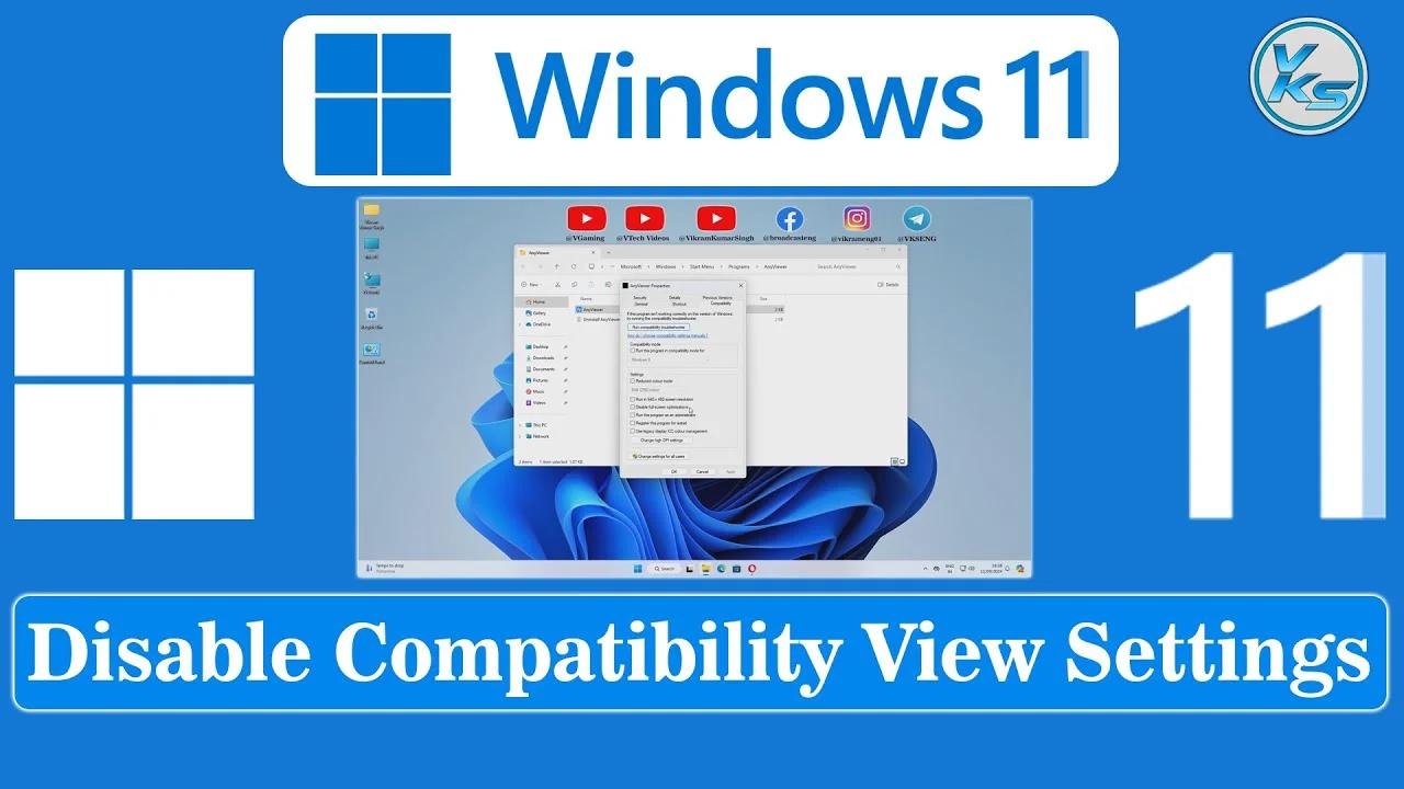How To Disable Compatibility View Settings in Windows 11