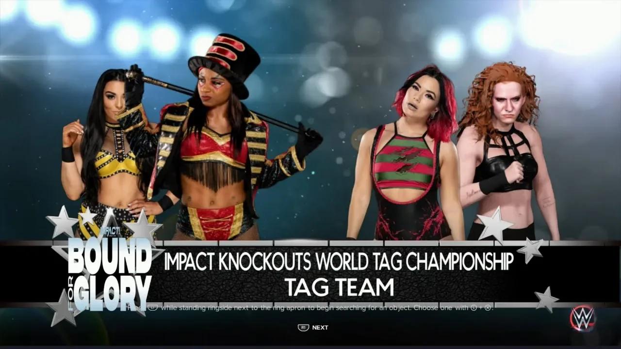 Impact Wrestling Bound for Glory MK Ultra vs Purrazzo & Steelz for the ...