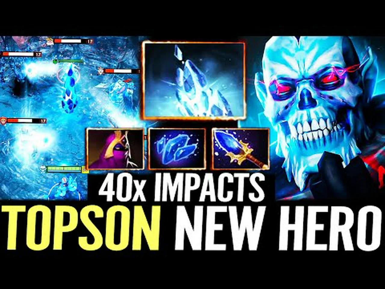 🔥 TOPSON Lich NEW HERO Try for TI Chance — 40 Impacts Shard + Veil of ...