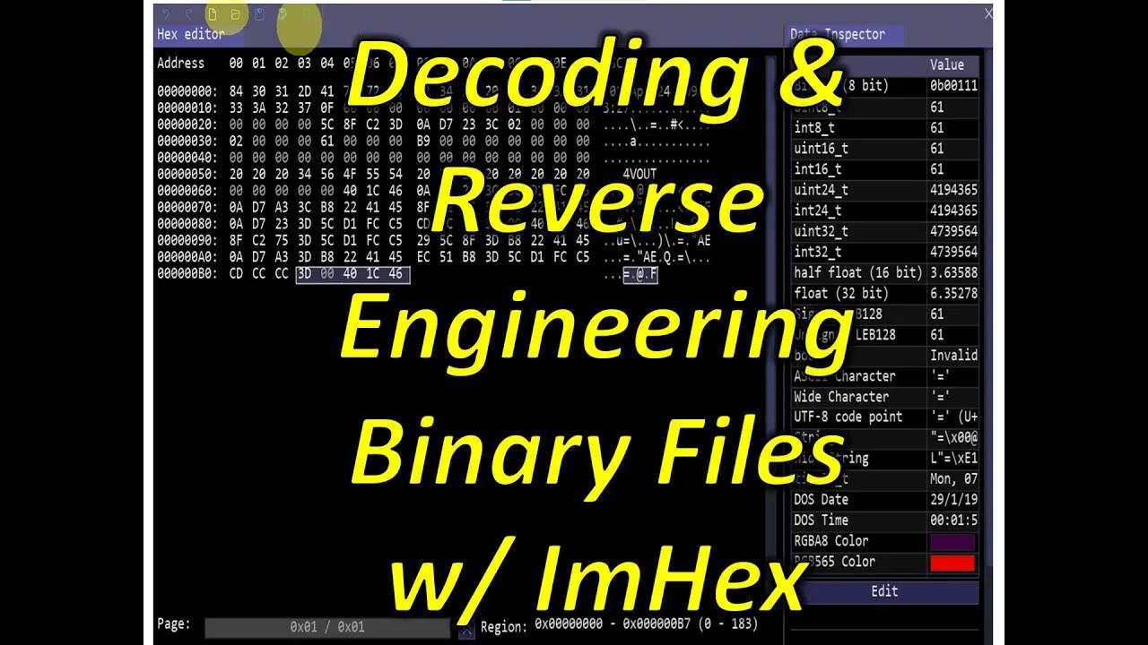 Decoding And Reverse Engineering Binary Files With Imhex