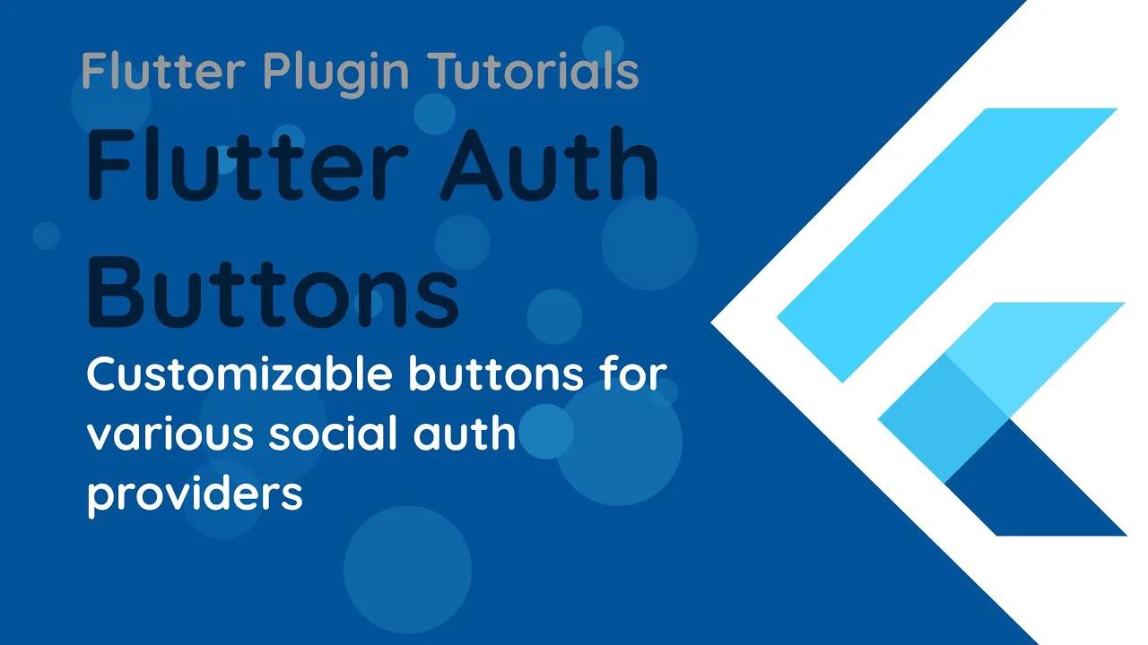 Flutter Plugin Flutter Auth Buttons 