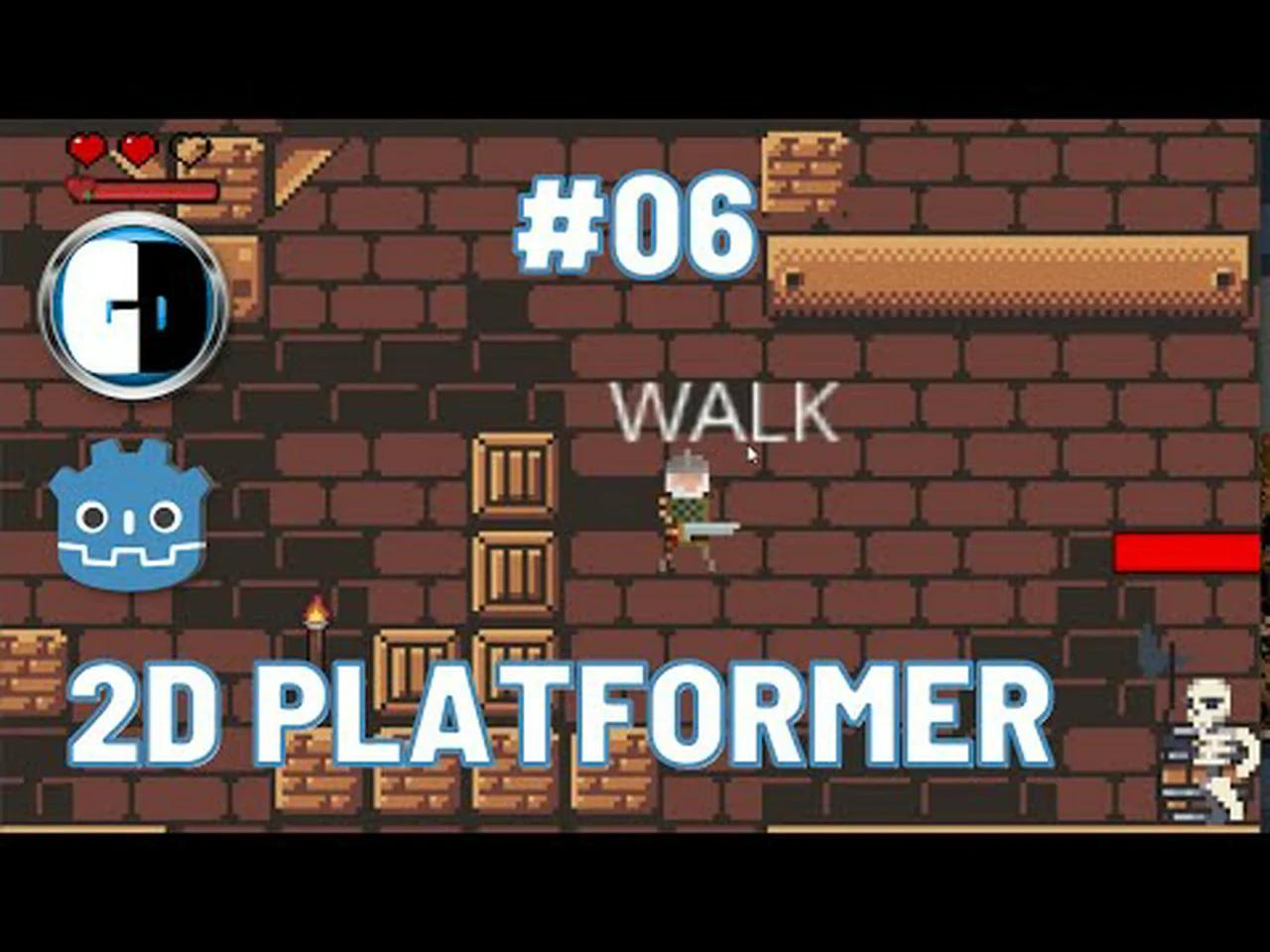 GODOT Engine TUTORIAL #6: Make Your First 2D PLATFORMER GAME with GODOT: GAME FLOW & PLAYER LIVES