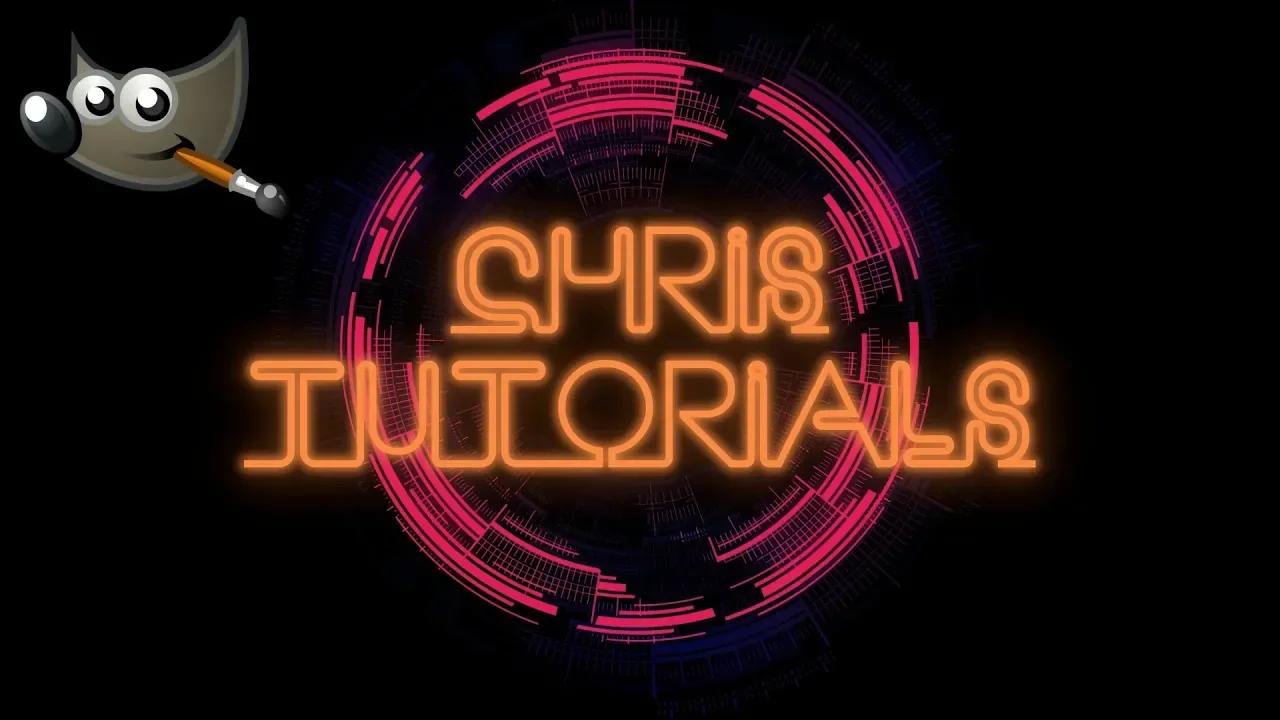 Neon Title Text Effect - GIMP Tutorial