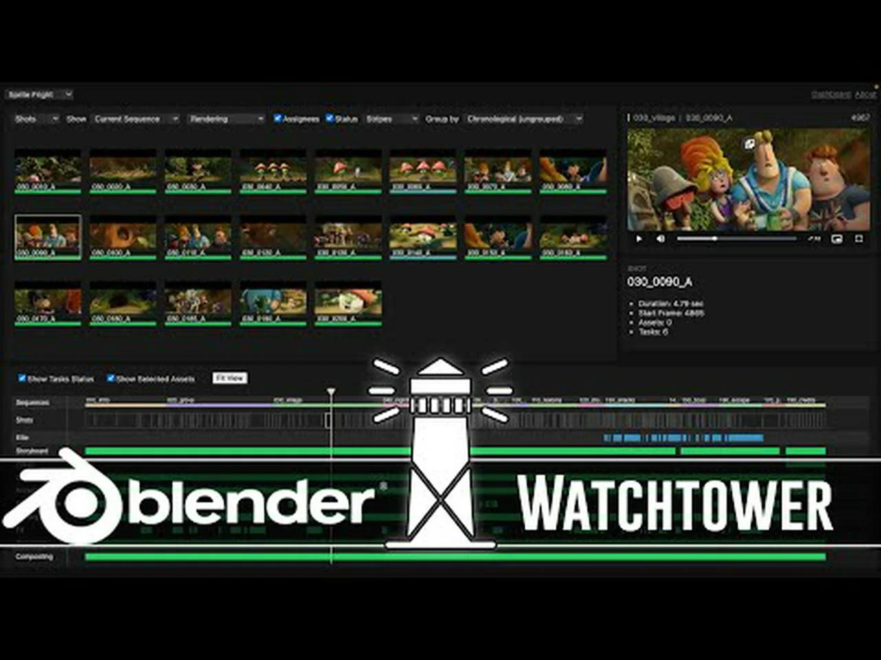 Blender Studio Release 'Watchtower' Tool (Free & Open Source)