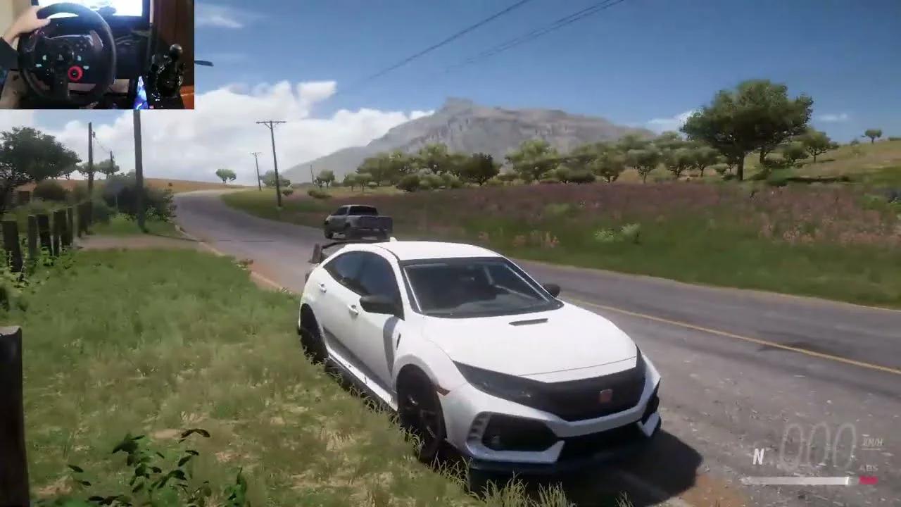 Honda CIVIC TYPE R/Forza Horizon 5/logitech g29 gameplay