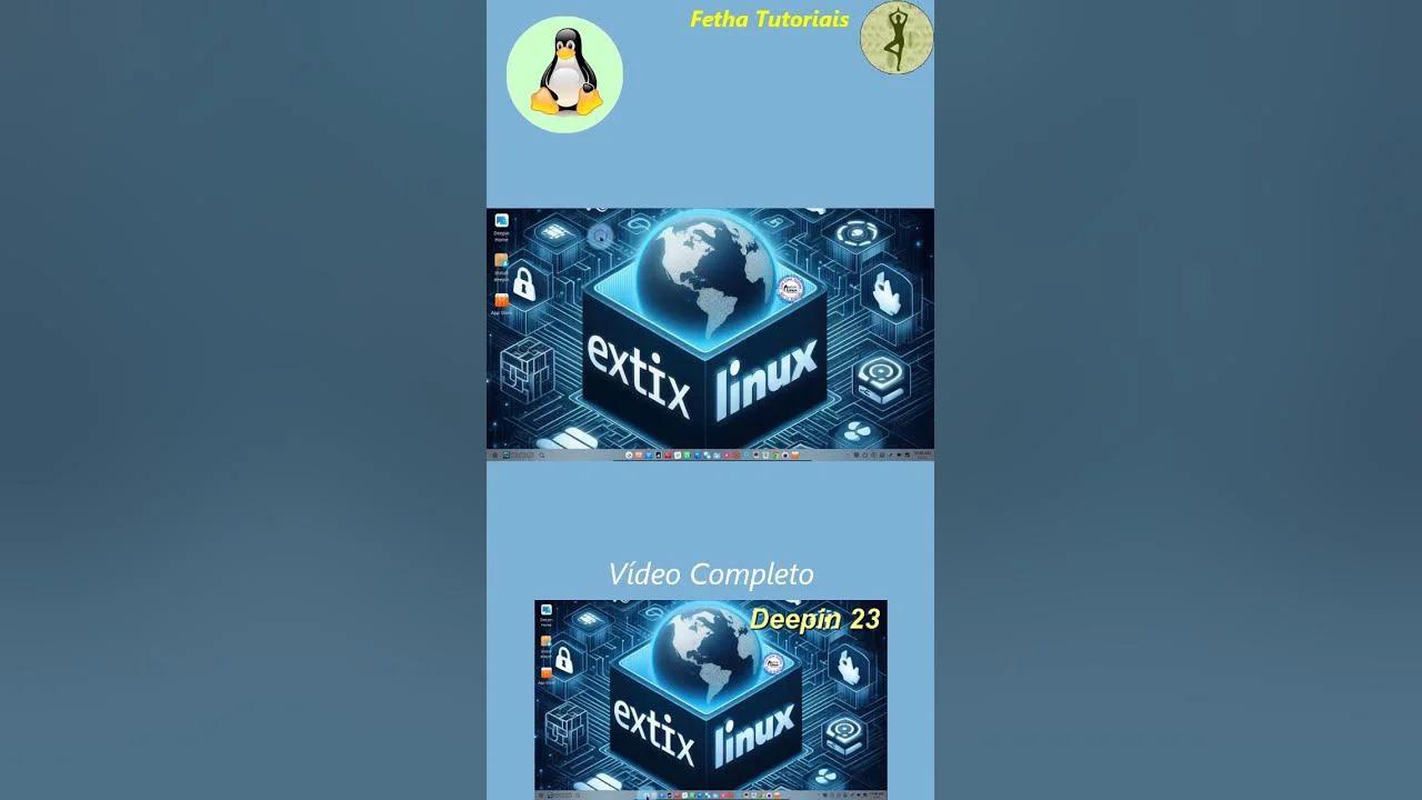 ExTiX Linux Interface Deepin 23