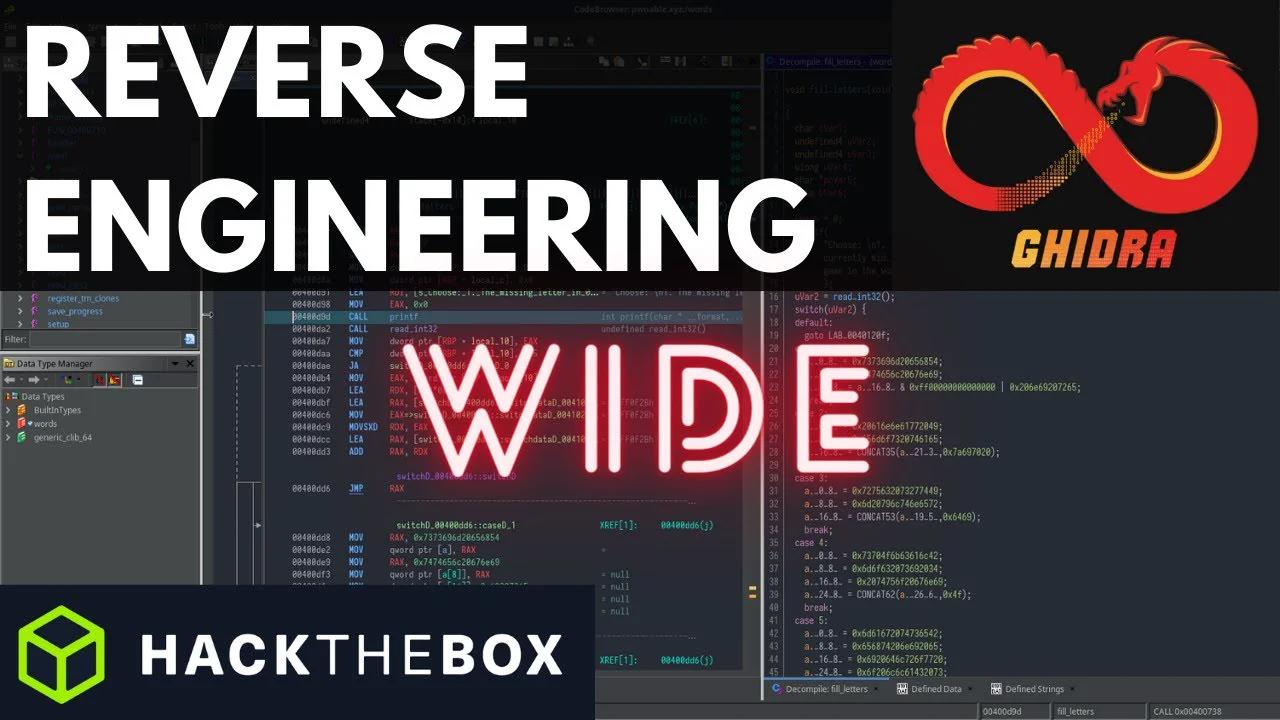 Hackthebox Wide Reverse Engineering Challenge