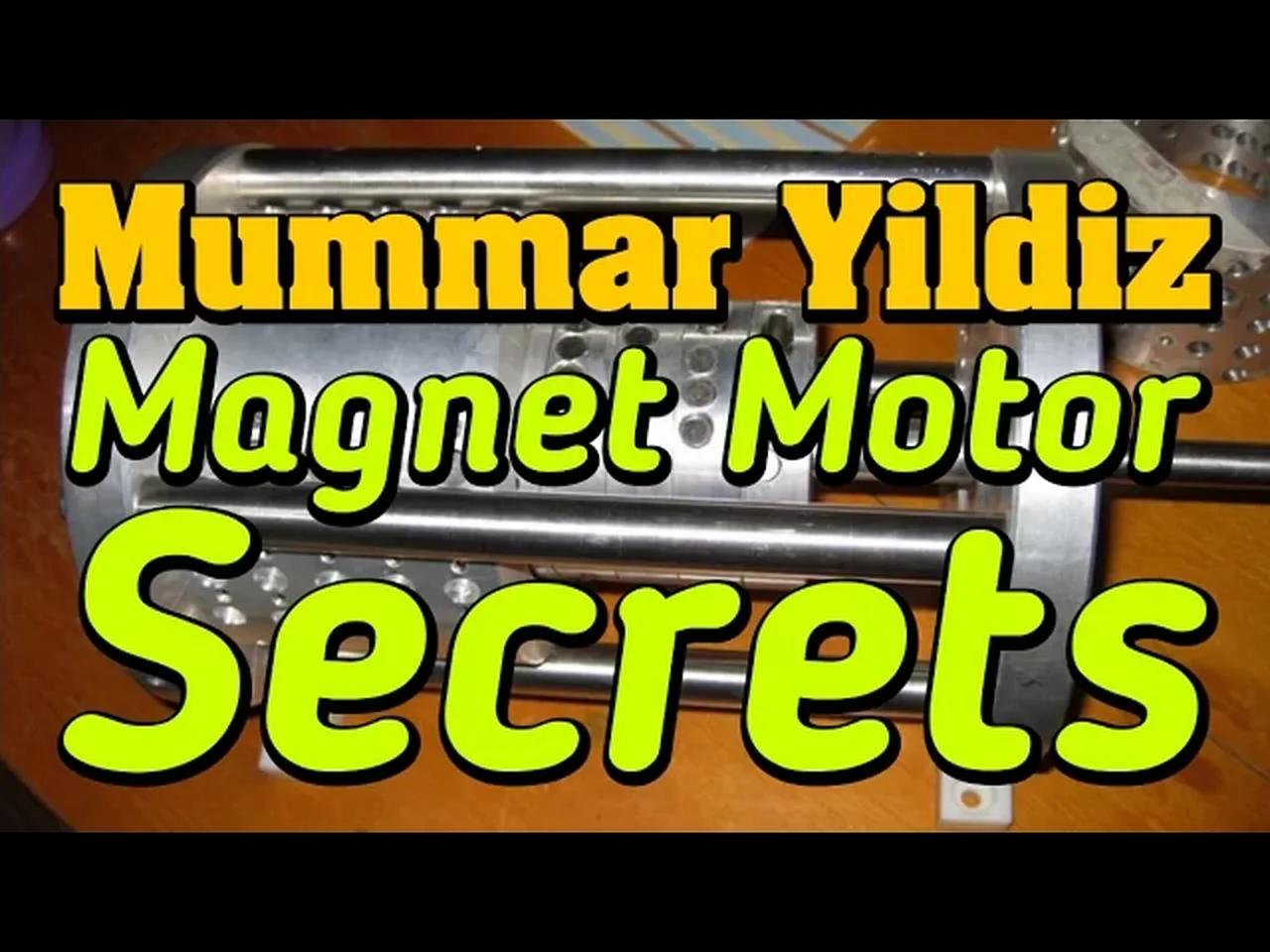 Muammer Yildiz Magnet Motor Secrets - NEWS