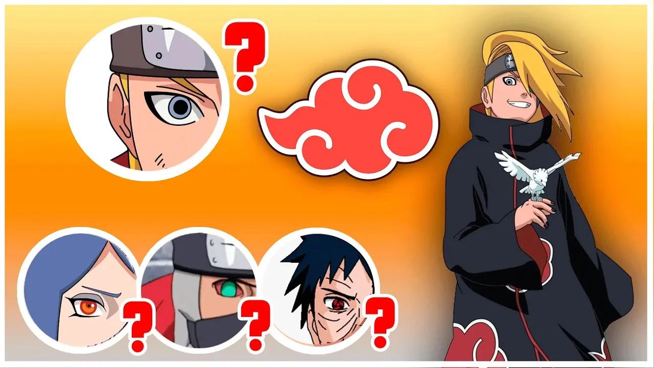 Adivinhe o Personagem da Akatsuki pelos Olhos - Quiz Akatsuki