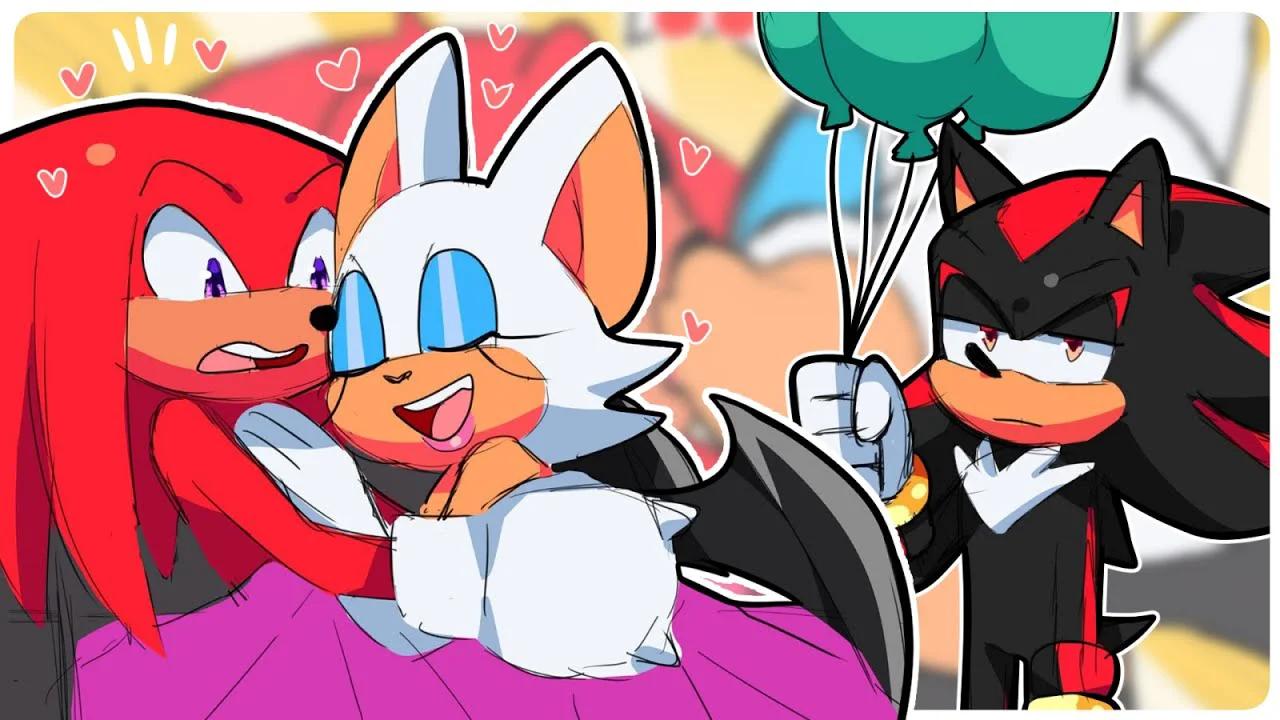 Rouge's Love Obsession For Knuckles (Sonic Prime Comic Dub)
