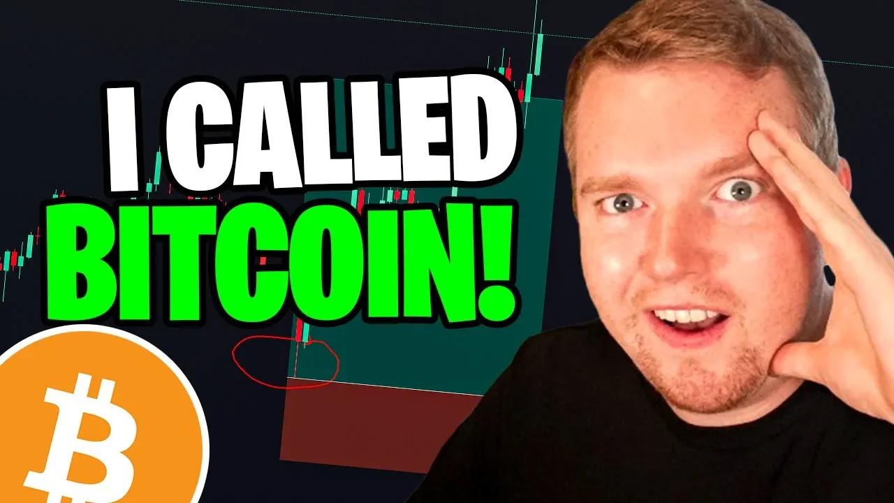 I CALLED THIS BITCOIN LONG TRADE 4 DAYS AGO 