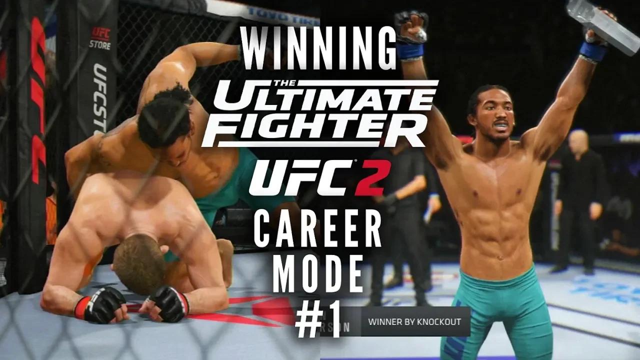WINNING THE ULTIMATE FIGHTER! Ben Henderson UFC 2 Career Mode Episode 1 ...
