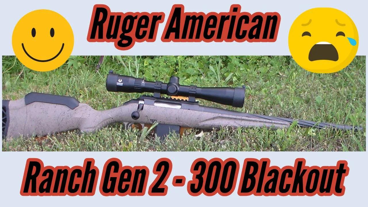 Ruger American Ranch Gen 2 in 300 Blackout - Unboxing and First Shots