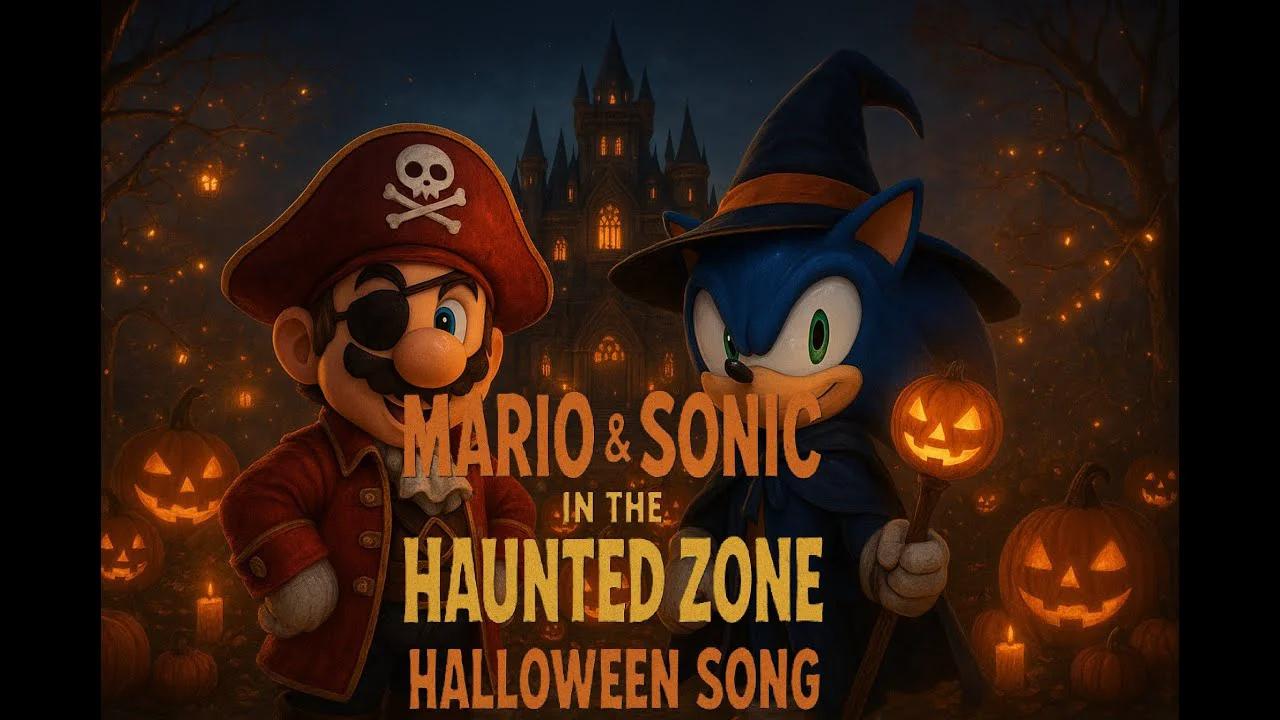 Mario & Sonic in the Haunted Zone | Halloween Song