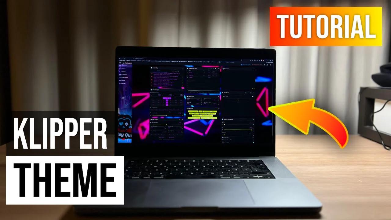 Klipper Mainsail Themes installieren und erstellen