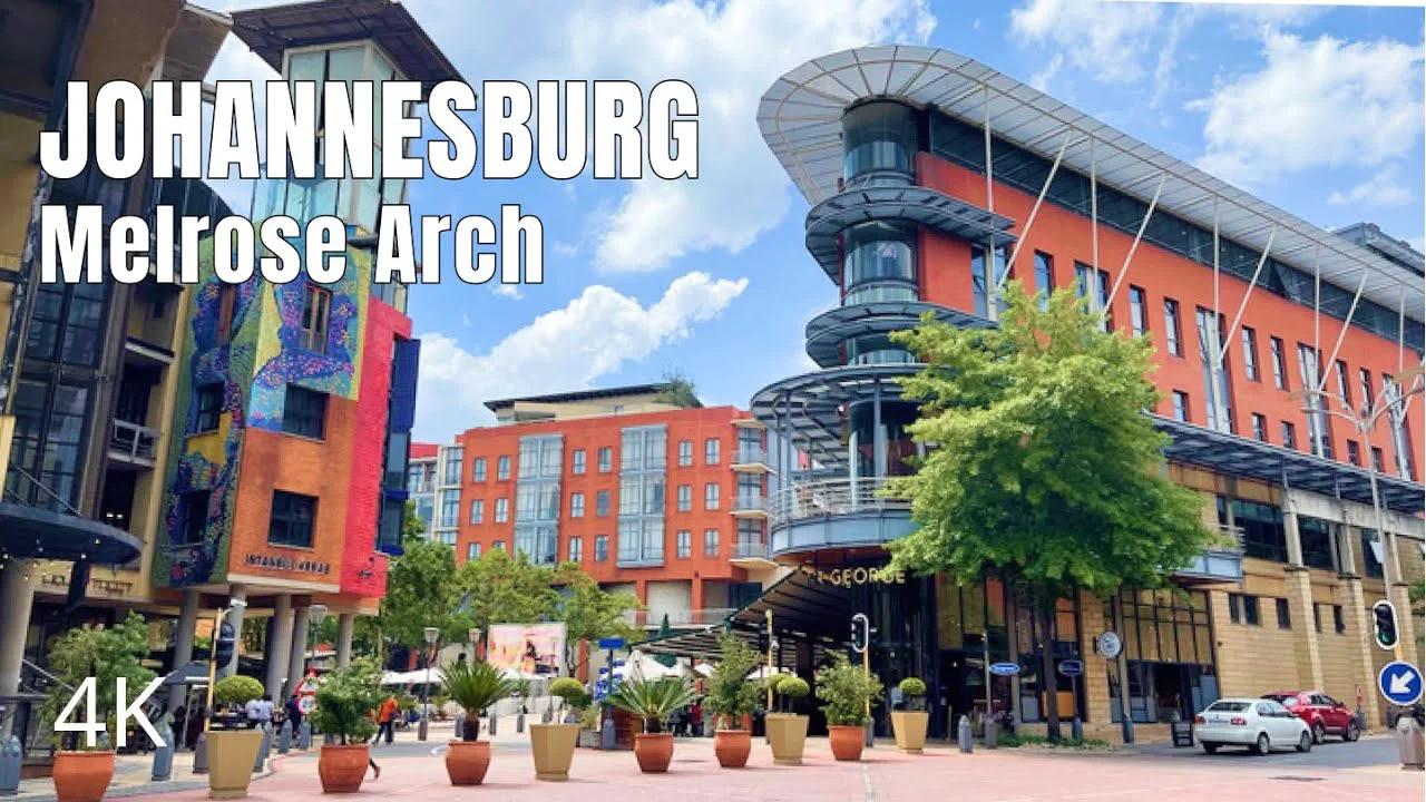 Melrose Arch - African pride, Driving in Johannesburg, South Africa