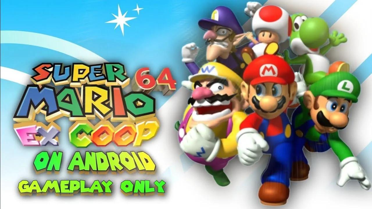 [Gameplay] Super Mario 64 EX Co-Op on Android