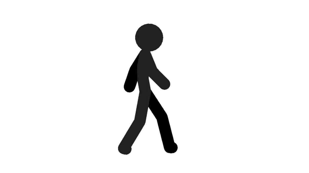 My first animation using Sticknodes (Walking animation)