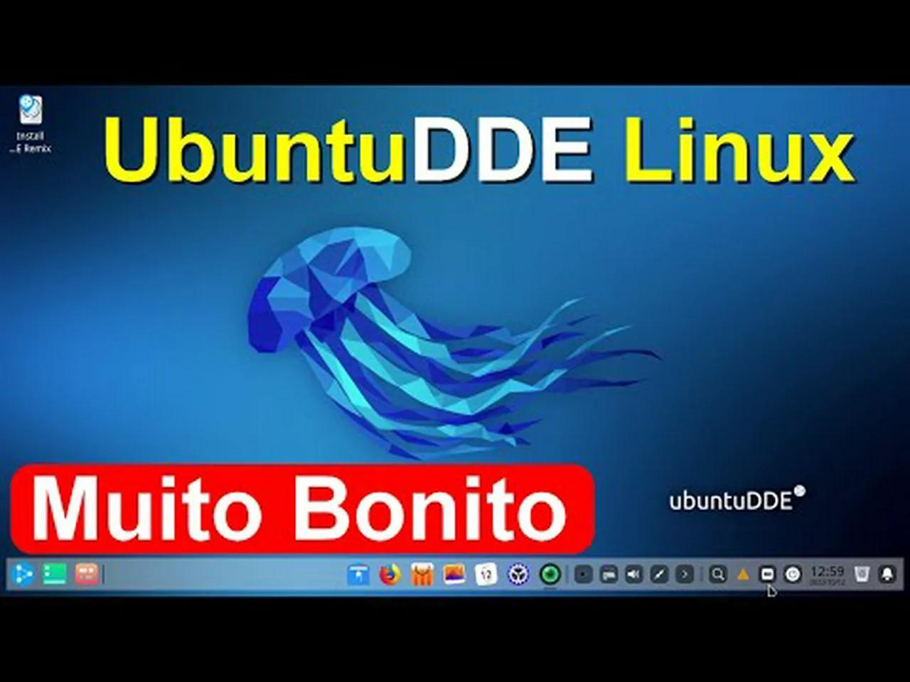 Ubuntu DDE poderoso Linux com o ambiente de desktop mais bonito